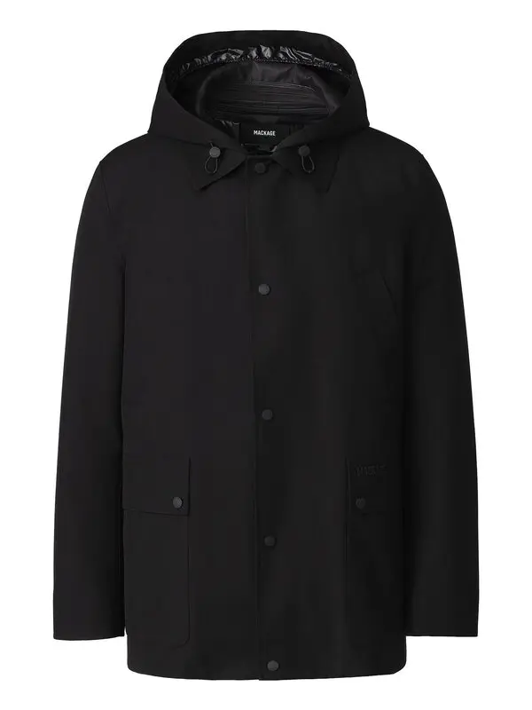 Mackage Alec 3-in-1 Short Balmacaan Coat - Black