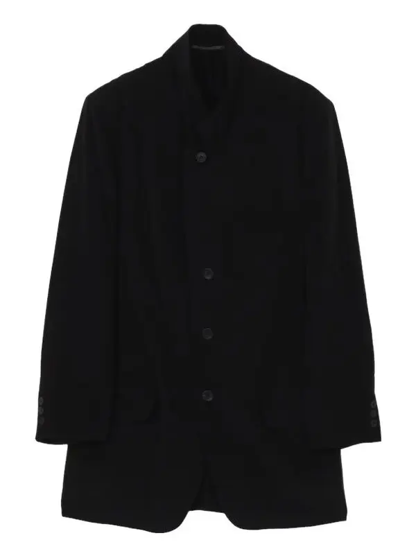 Yohji Yamamoto Long-sleeve Blazer - Black