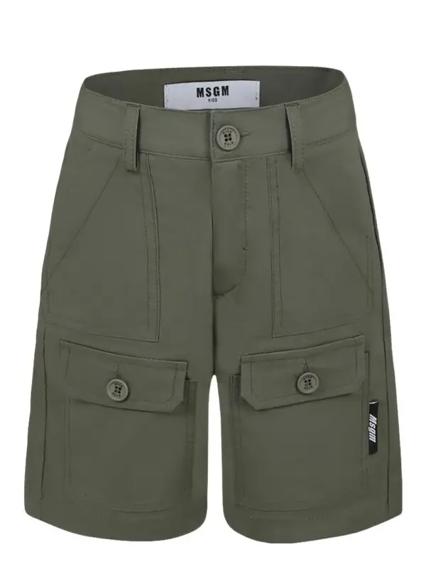MSGM Cargo Shorts - Green
