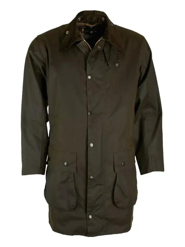 Barbour Northumbria Waxed Cotton Jacket - Olive