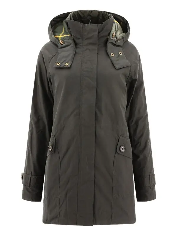 Barbour Cannich Wax Hooded Parka - Black