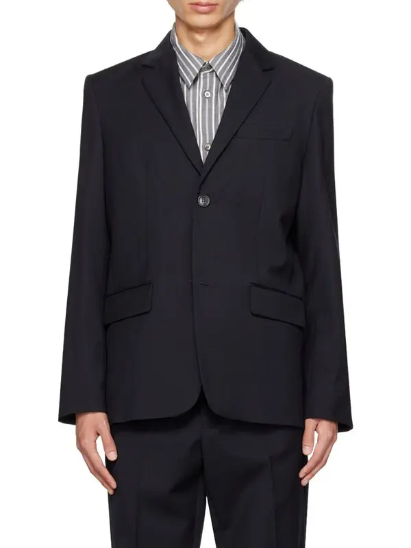 A.p.c. Harry Button-down Suit Coat - Black