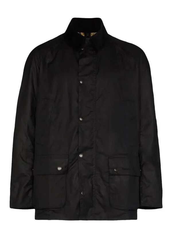 Barbour Ashby Waxed Jacket - Black