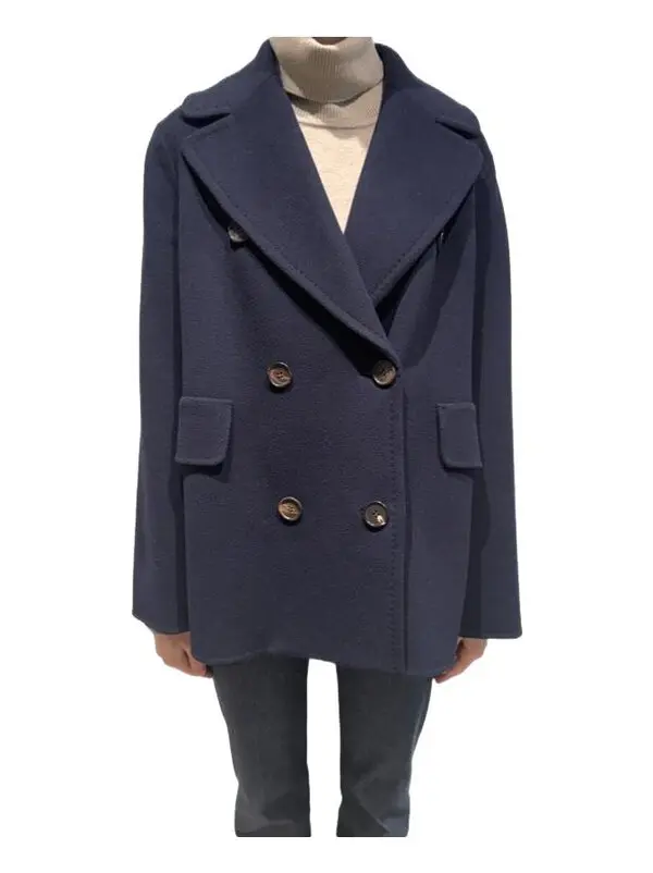 Max Mara Long Sleeve Collared Jacket - Black
