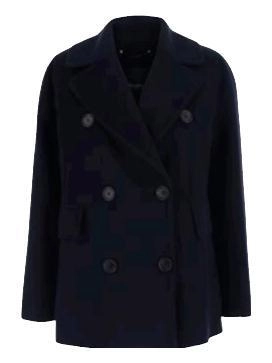 Max Mara Double-breasted Virgin Wool Jacket - No