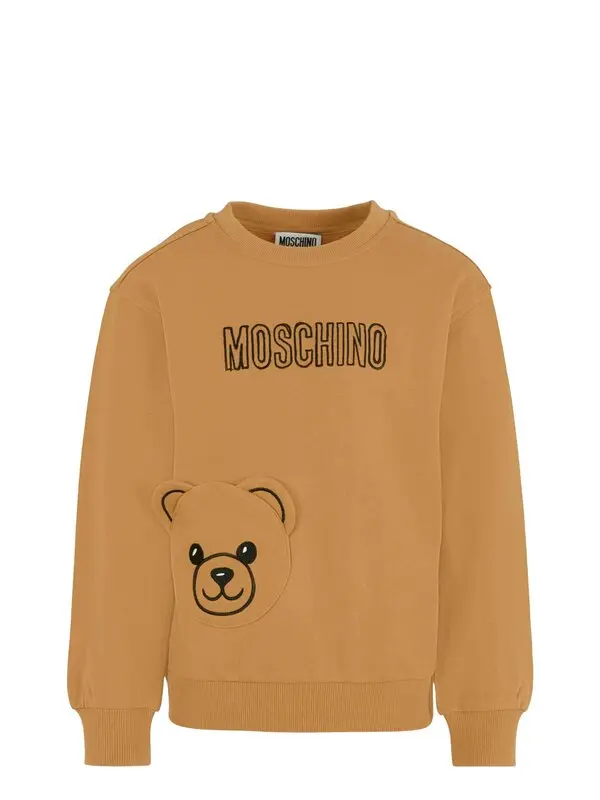 Moschino Bear Motif Sweatshirt - Brown