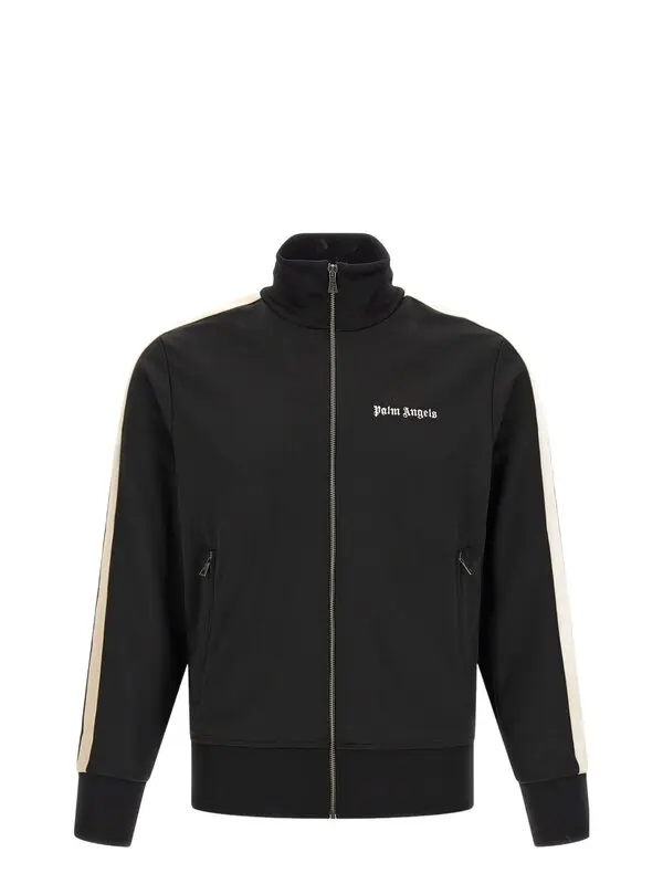Palm Angels Classic Track Banded Sweatshirt - Black
