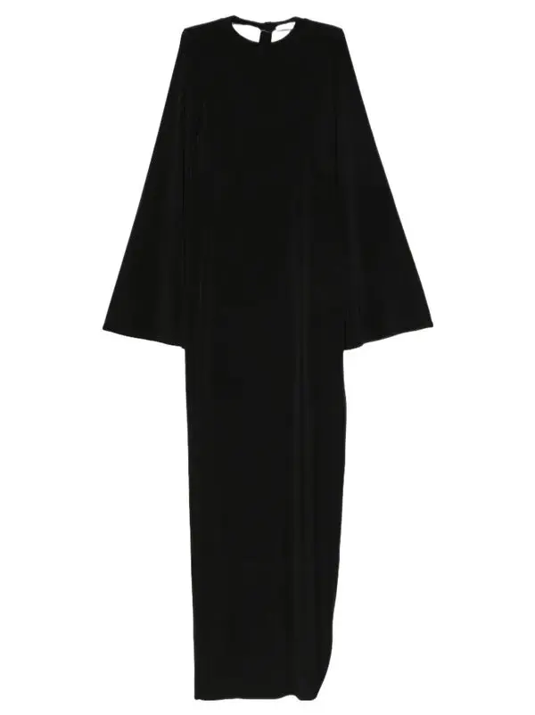 DARKPARK Jenna Bell-sleeve Maxi Dress - Black
