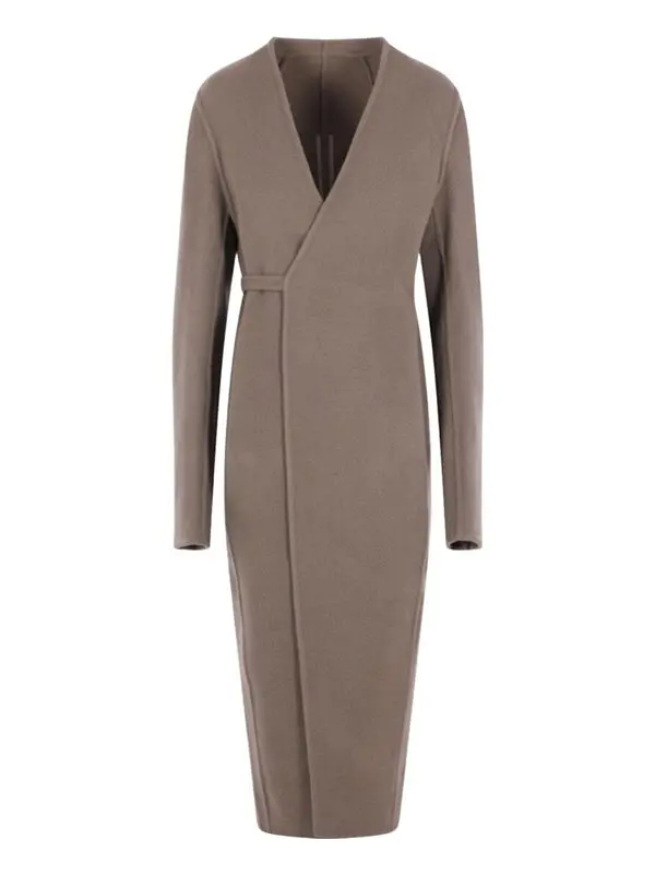 Rick Owens Soft Cyclops Coat - Gray
