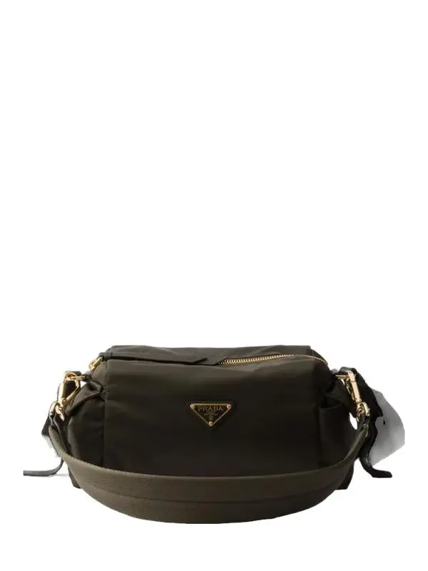 Prada Tessuto Shoulder Bag - Forest