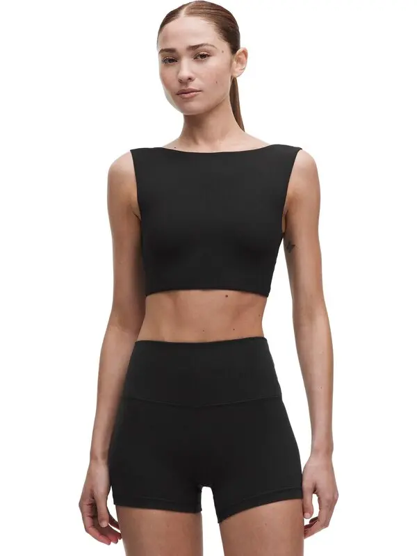 Lululemon Bend This Boat And Scoop Bra - Black