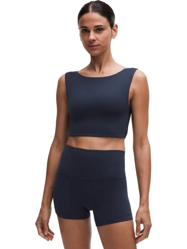 Lululemon Bend This Boat And Scoop Bra - True Navy