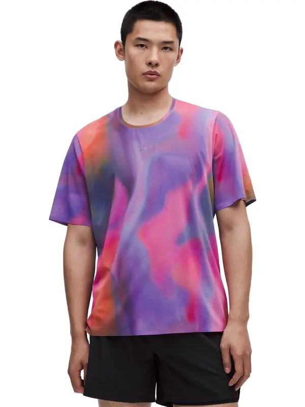 Lululemon Fast And Free Short Sleeve Shirt - Speed Glow Multi