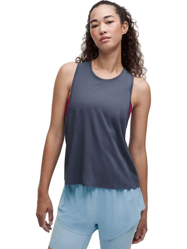 Lululemon Fast And Free Singlet - Dusty Diamond