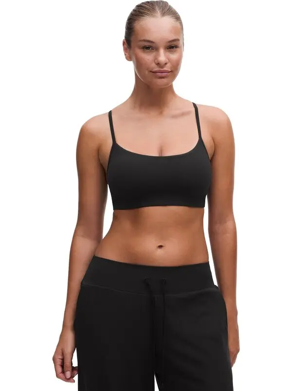 Lululemon Flow Y Bra Light Support, C/d Cup - Black
