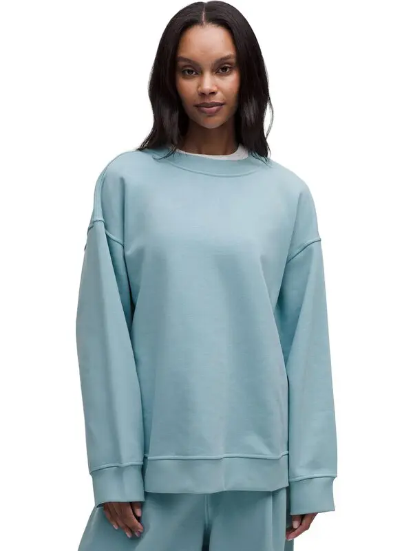 Lululemon French Terry Oversized Crewneck Sweatshirt - Seafoam