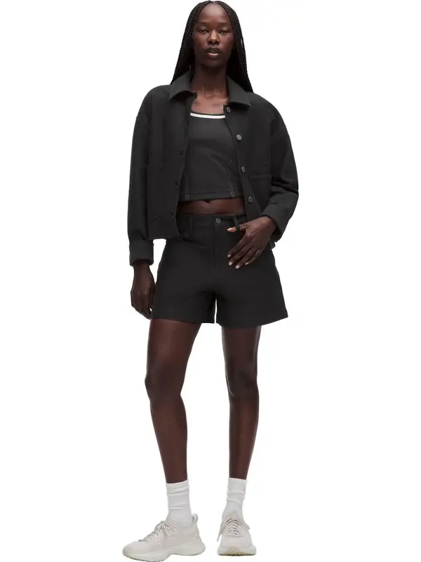 Lululemon Easyfive Mid-rise Short 4.5" Short - Black