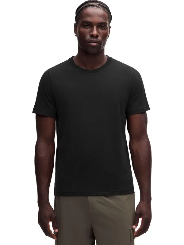 Lululemon Everyday Cotton-blend Classic T-shirt - Black