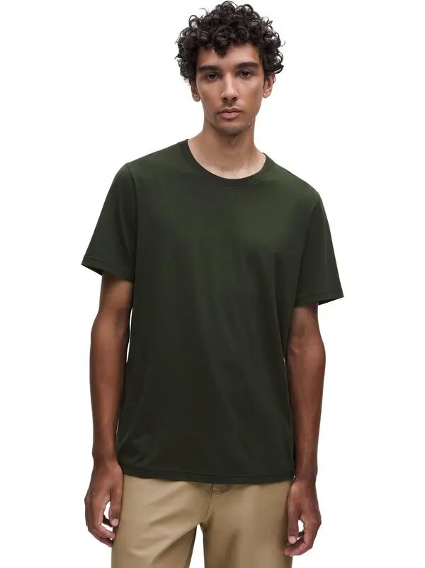 Lululemon Everyday Cotton-blend Classic T-shirt - Deep Forest