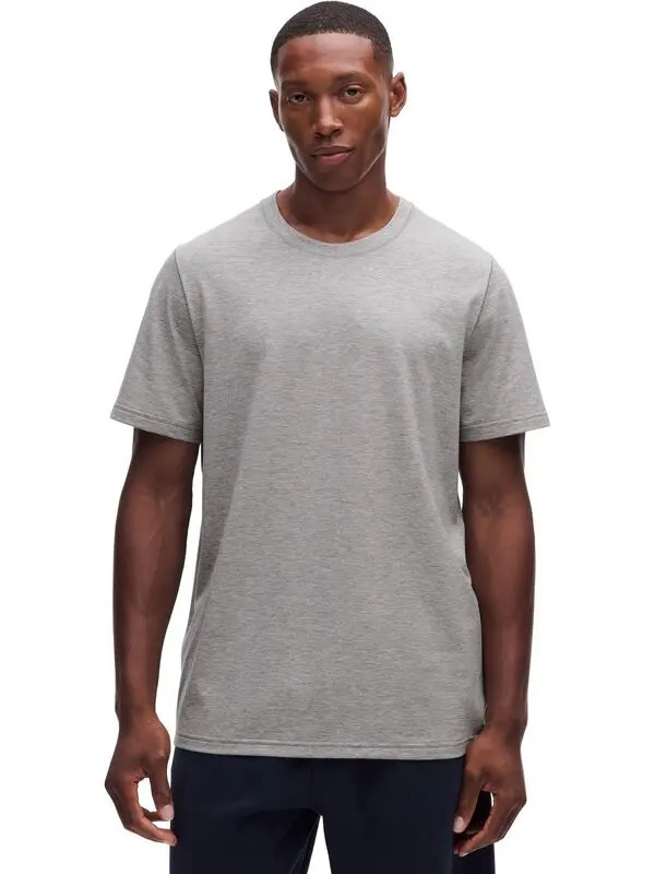 Lululemon Everyday Cotton-blend Classic T-shirt - Heathered Core Medium Grey