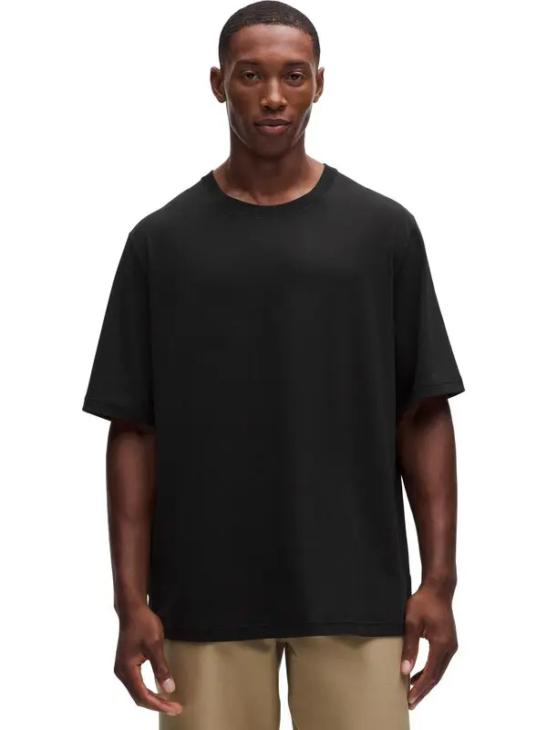 Lululemon Everyday Cotton Blend Relaxed T-shirt - Black
