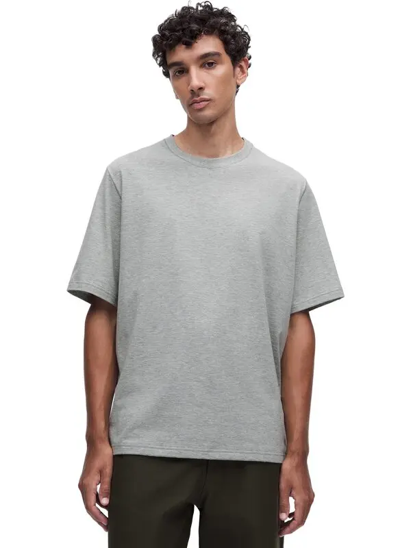 Lululemon Everyday Cotton Blend Relaxed T-shirt - Heathered Core Medium Grey