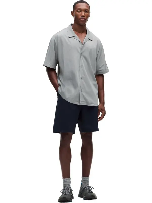 Lululemon Lightweight Camp-collar Shirt - Feather Grey