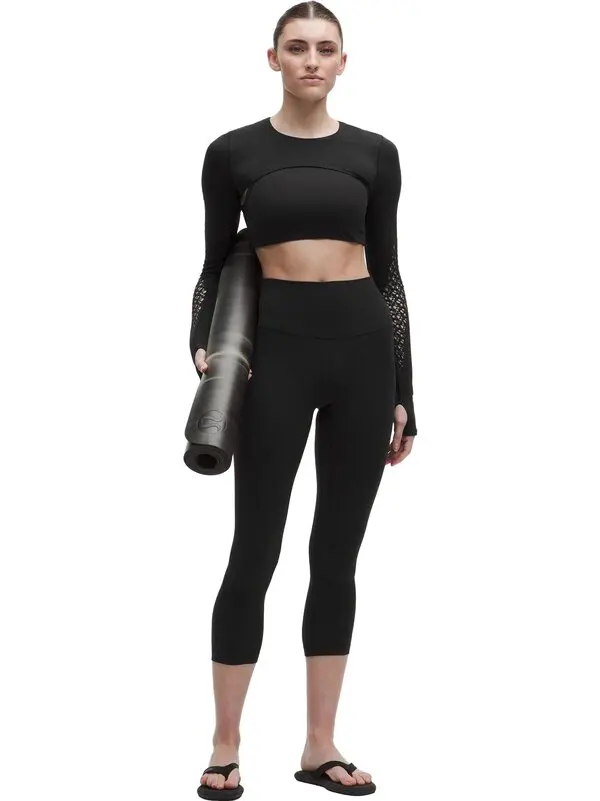 Lululemon Align No-line High-rise Crop 23" Leggings - Black