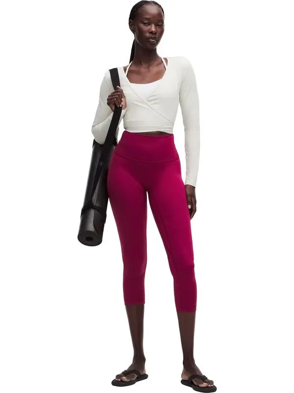 Lululemon Align No-line High-rise Crop 23" Leggings - Raspberry Rave