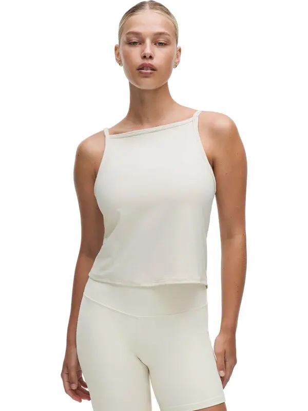 Lululemon Focuser 2-in-1 Tank Top - Light Ivory