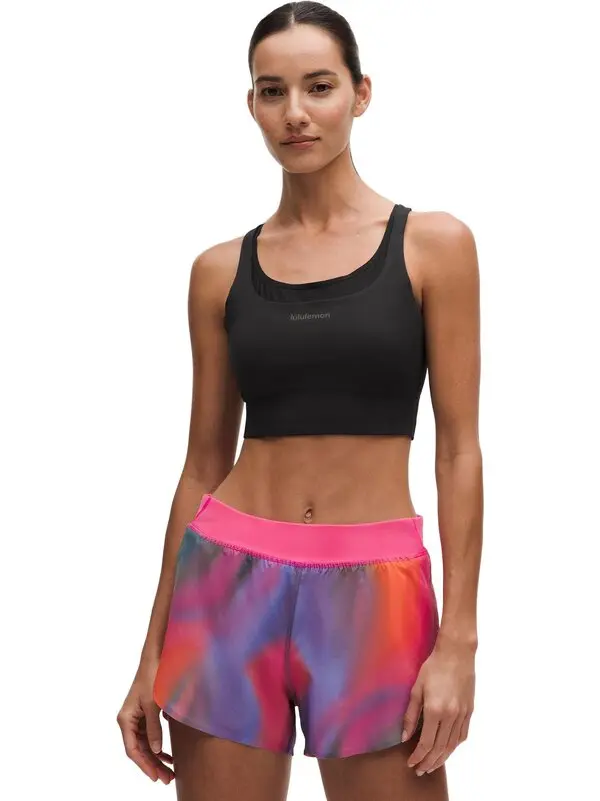 Lululemon Energy Longline Bra With Storage Evolve - Black