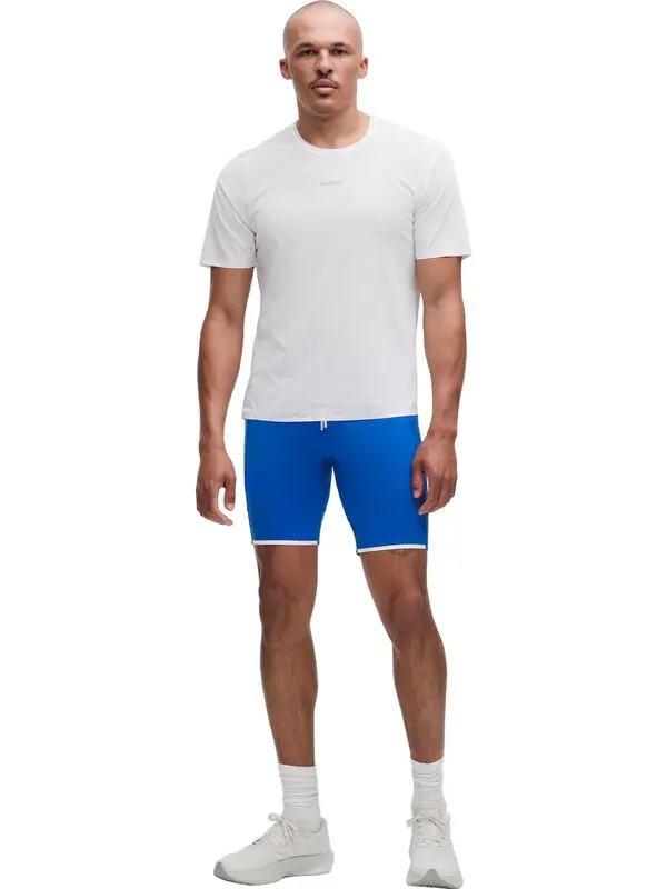 Lululemon Nulux Running Half Tight 8 - Beach Ball Blue
