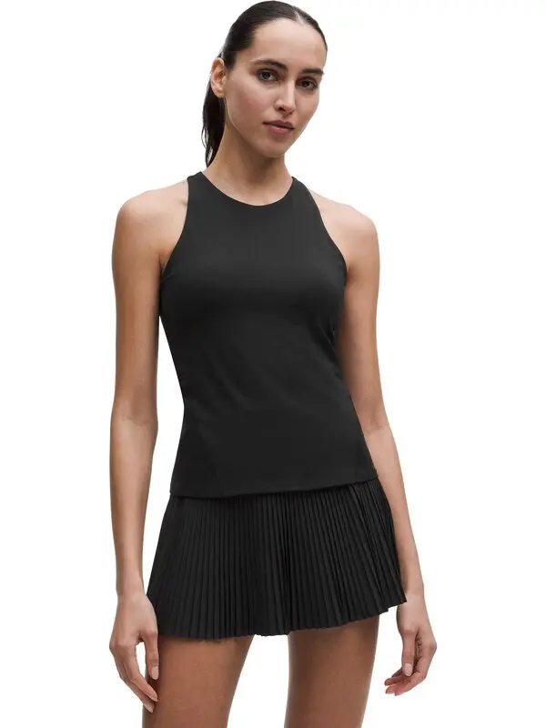 Lululemon Racerback High-neck Tennis Tank Top - Black