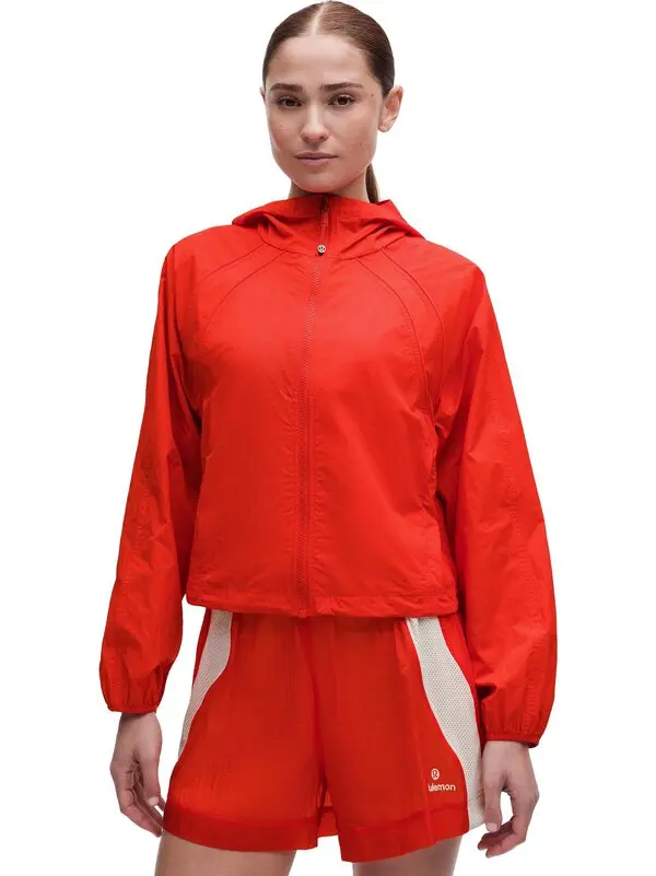 Lululemon Scuba Windbreaker - Cherry Ember