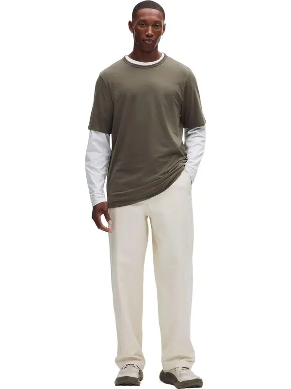 Lululemon Slacker Loose-straight Trouser 32l - Light Ivory