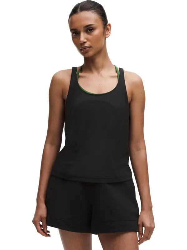 Lululemon Stretch Mesh Relaxed-fit Tank Top - Black