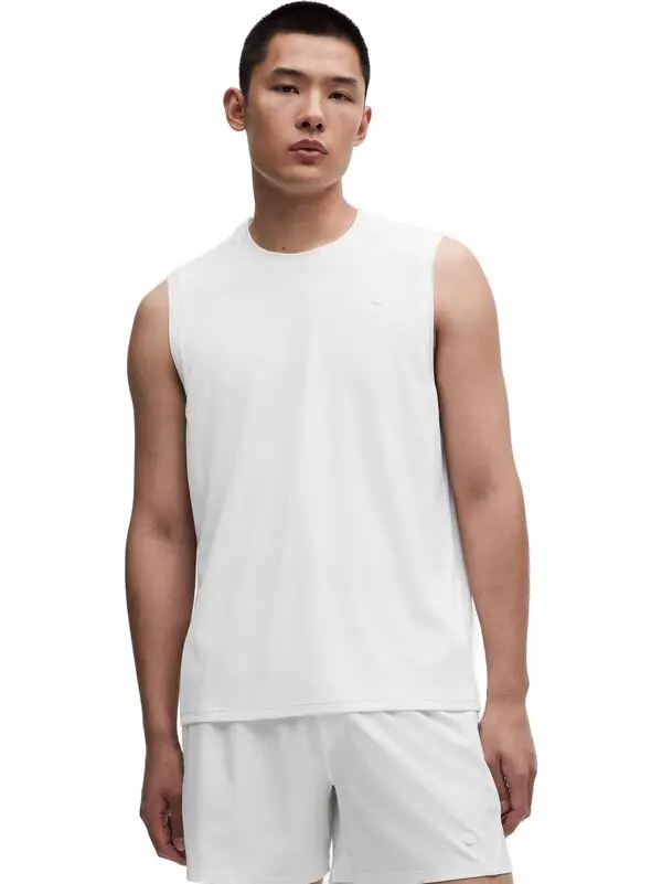 Lululemon Textured Mesh Tennis Tank Top - White/white