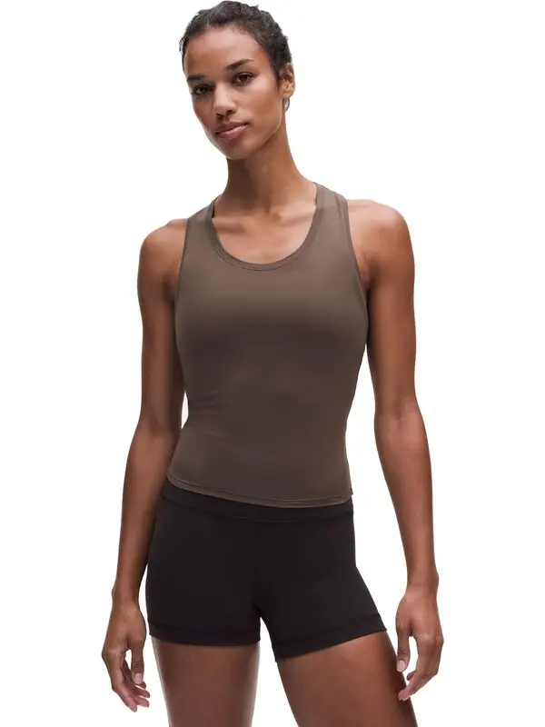Lululemon Unrestricted Power Racerback Tank Top - Pinecone