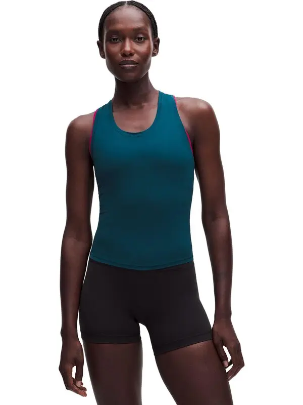 Lululemon Unrestricted Power Racerback Tank Top - Remixed Marine