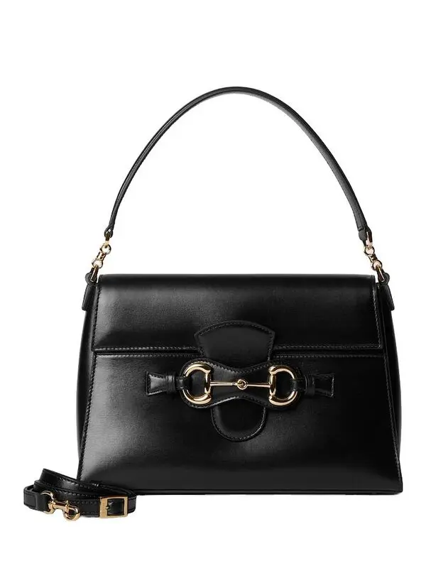 Gucci Horsebit Duomo Top Handle Bag - Black