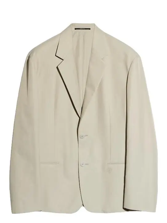 Gucci Lightweight Cotton Nylon Twill Deconstructed Jacket - Green