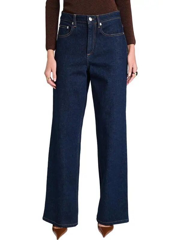 SEROYA Janie Mid Rise Jean - Atlantic