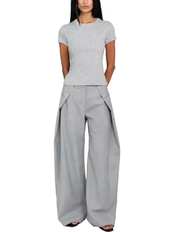ST. AGNI Crew Neck T-shirt - Grey