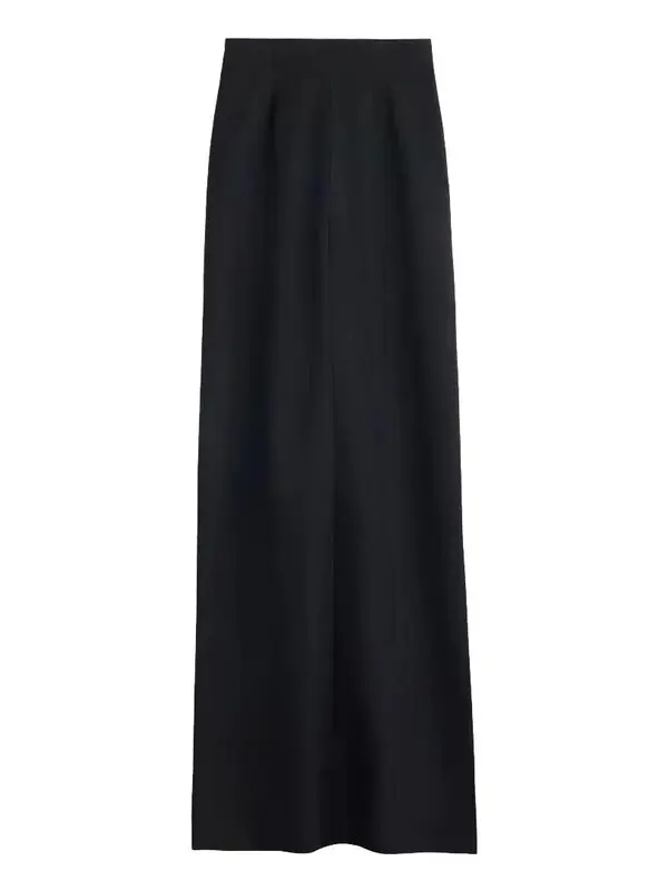 MAISON MARGIELA Wool Maxi Skirt - Black