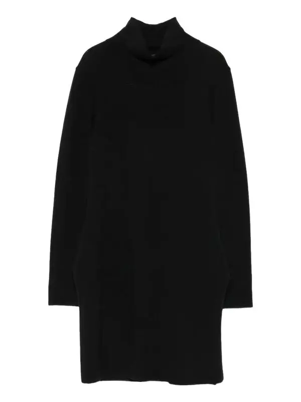 ANTONINO VALENTI Fine Knit Roll Neck Sweater - Black