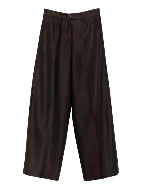NINE:INTHE:MORNING Nancy Belt-loops Pants - Brown