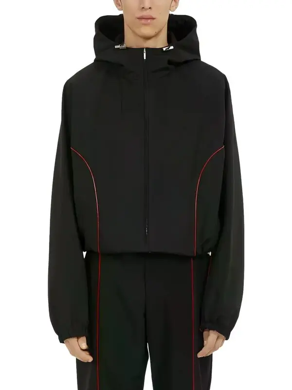 FERRAGAMO Hooded Coat - Black