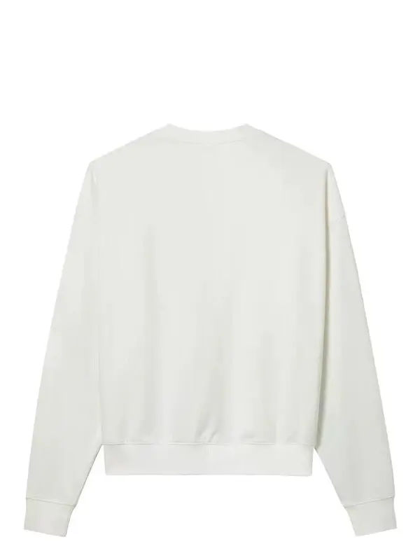 Off-White Logo-print Drop-shoulder Sweater - White
