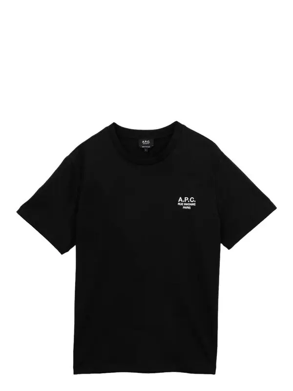 A.p.c. Rue Madame Logo T-shirt - Black