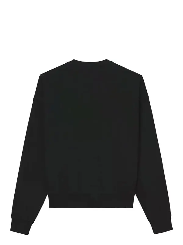 Off-White Logo-print Crew-neck Sweater - Black